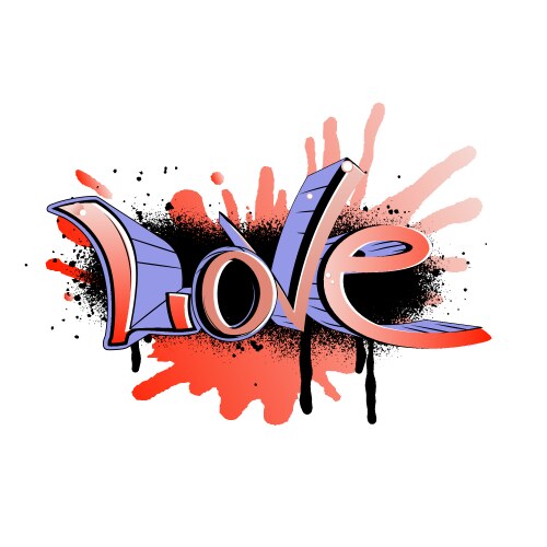 Graffiti Love Vector Images (over 4,800)