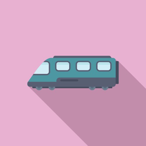 High speed train icon simple public rail Vector Image