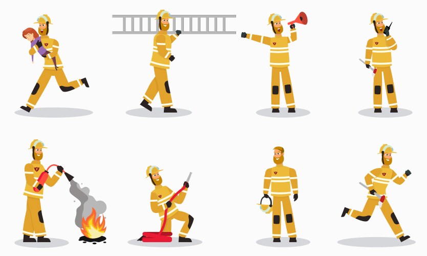 Firefighter Cartoon Vector Images (over 10,000)
