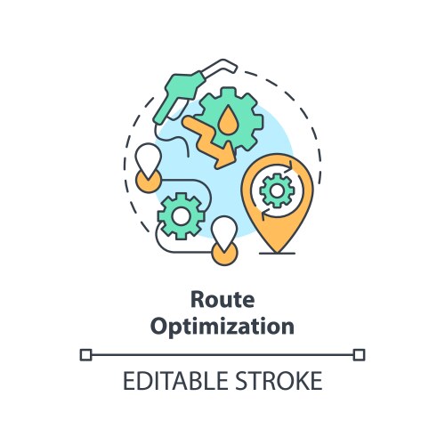 Route Optimization Vector Images (over 510)