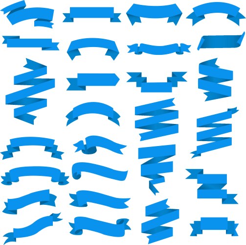 Glowing neon arc ribbon banner Royalty Free Vector Image