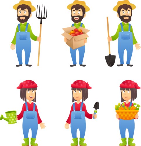 Farmer Cartoon Vector Images (over 39,000)