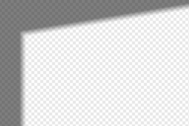 Shadow overlay effect soft realistic Royalty Free Vector