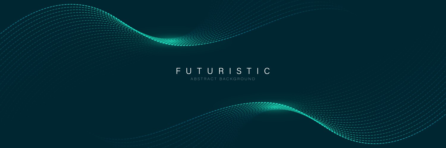 Abstract futuristic technology lines background Vector Image