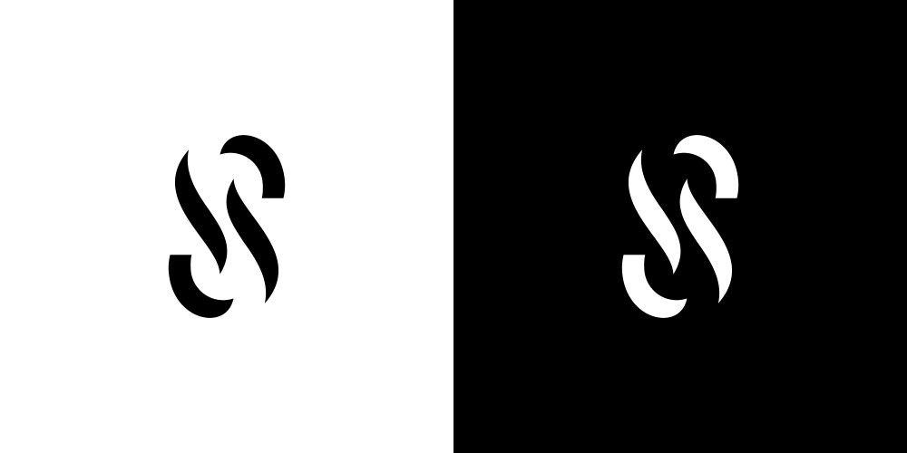 Decorative vintage initial letters pg monogram Vector Image