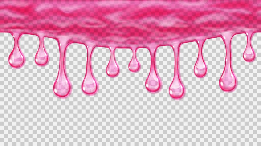 Pink background of water drops Royalty Free Vector Image