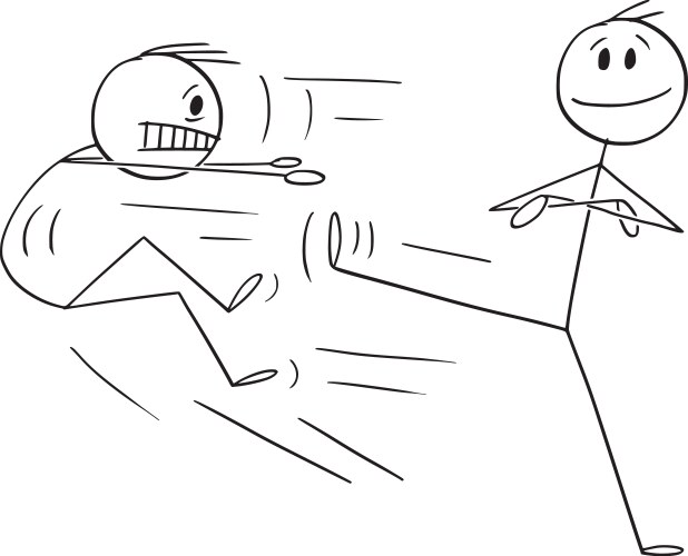 Fight Draw Stickman Vector Images (over 220)