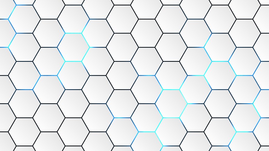 Scientific hexagonal chemistry pattern structure Vector Image