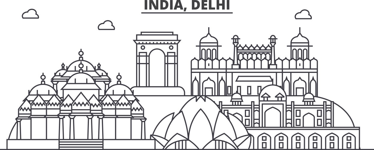 Delhi Monuments Vector Images (over 1,400)