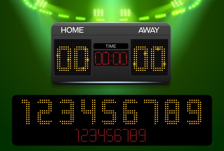 Digital Scoreboard Vector Images (over 4,500)