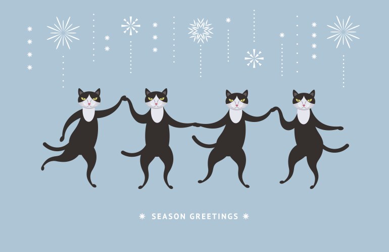 Four Cats Vector Images (over 980)