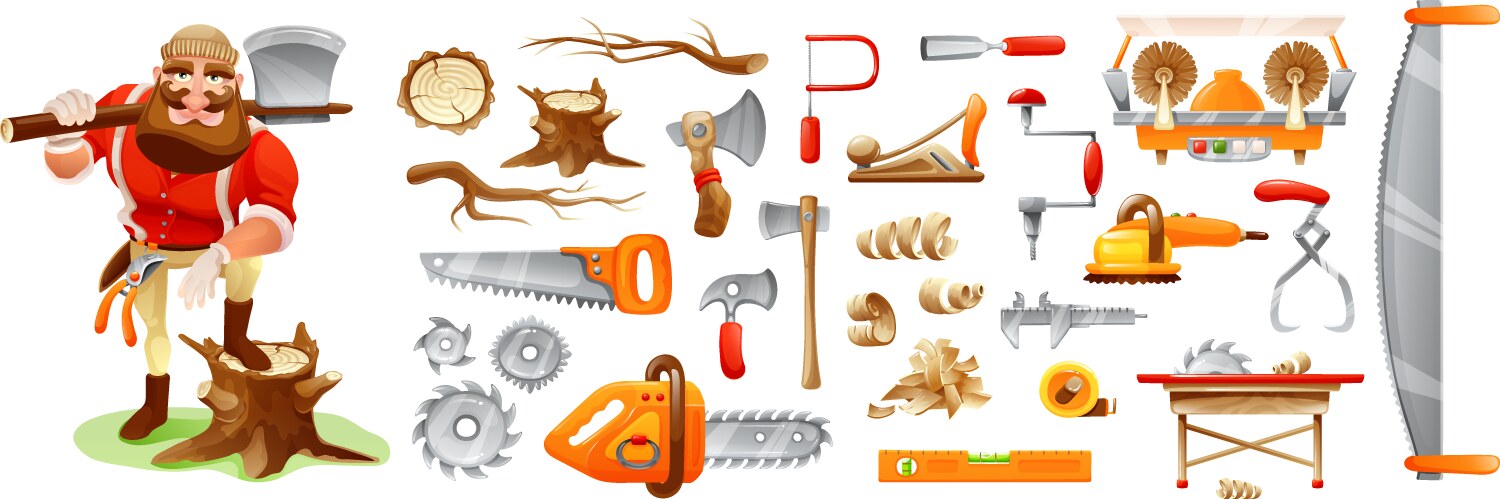 Stump Grinding Vector Images (24)