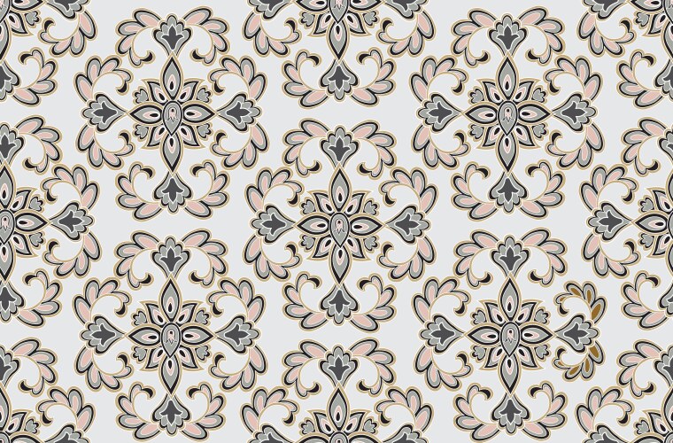 Flourish seamless pattern european retro interior Vector Image