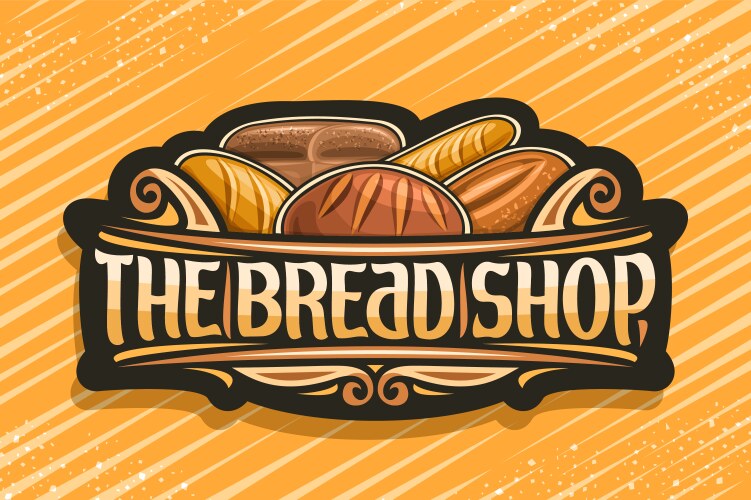 Logo of bread Royalty Free Vector Image - VectorStock