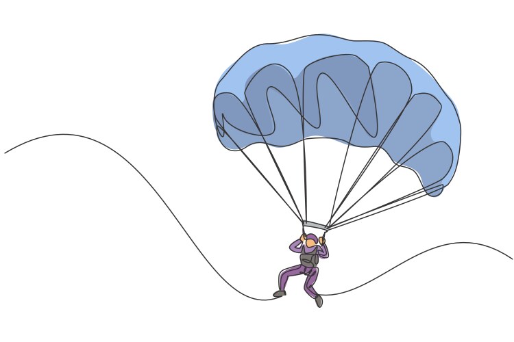 Skydiving Drawing Sketch Vector Images (over 120)
