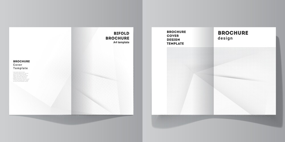 Realistic layouts cover mockup design Royalty Free Vector