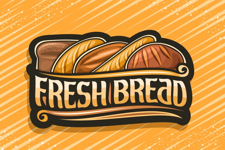 Logo of bread Royalty Free Vector Image - VectorStock