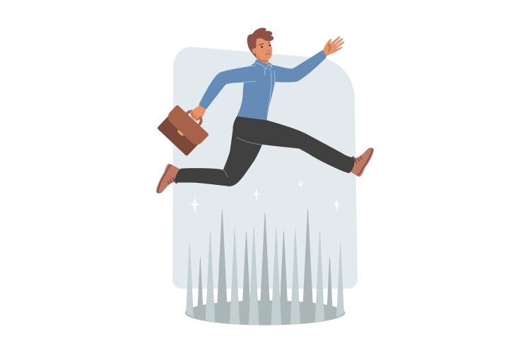 Business Man Jumping Vector Images (over 7,400)