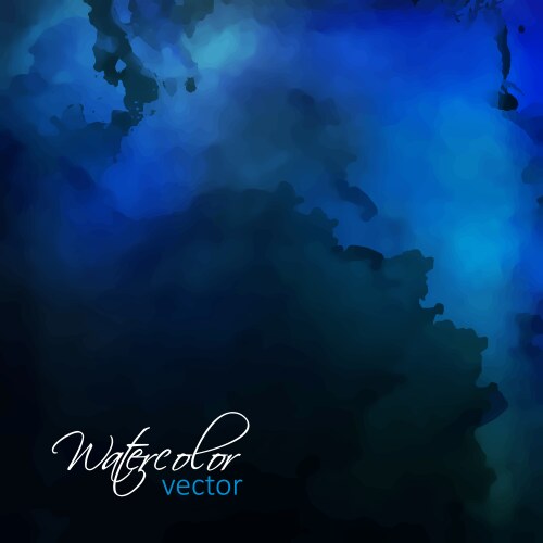 Abstract watercolor blue background – Free Vector | VectorStock