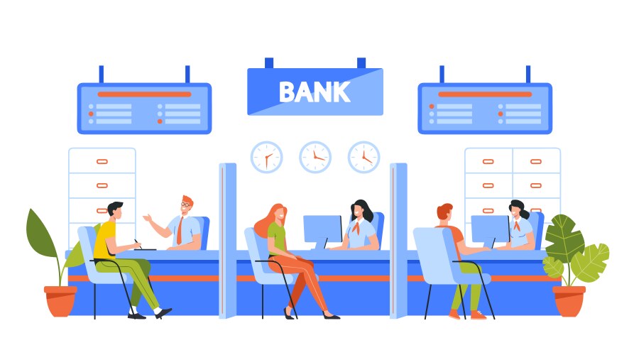 Banking Counter Vector Images (over 3,600)