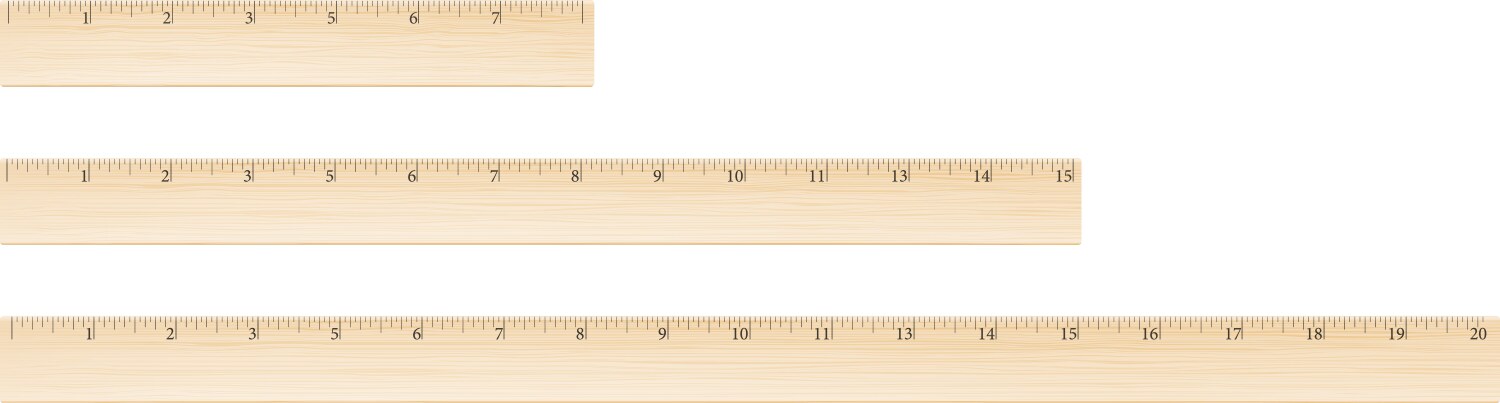 Ruler yardstick judicial forensic criminalist csi Vector Image