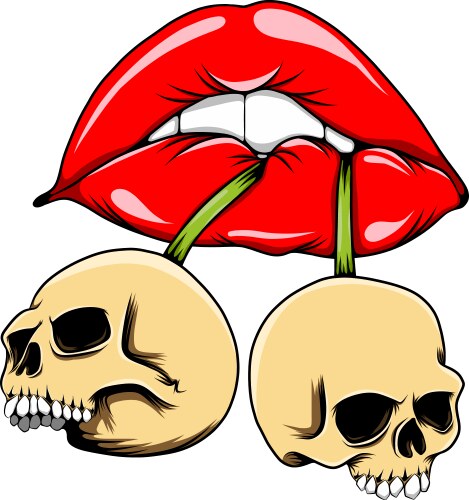 Red lips icon Royalty Free Vector Image - VectorStock