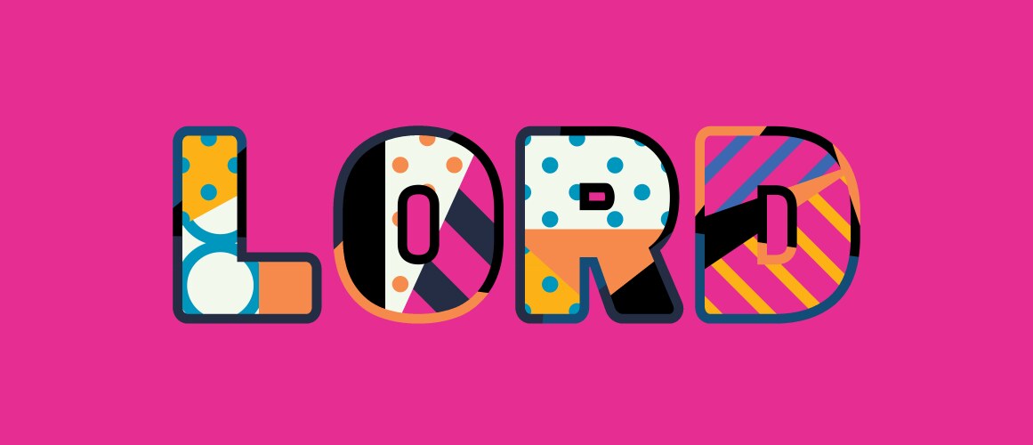 Holy concept word art Royalty Free Vector Image