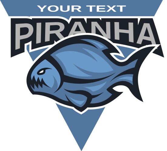 Piranha Royalty Free Vector Image - VectorStock