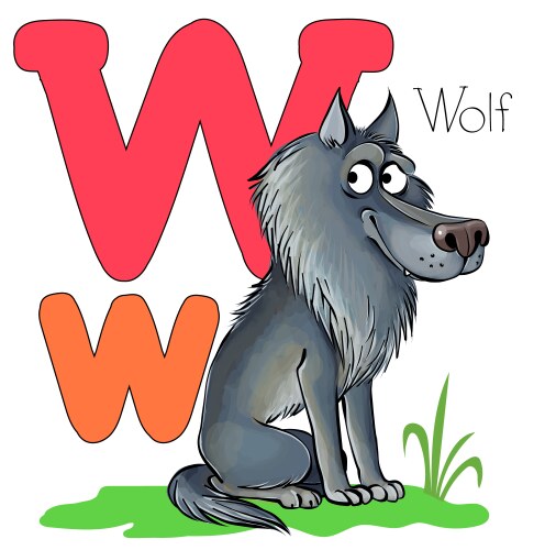 Animal alphabet Royalty Free Vector Image - VectorStock