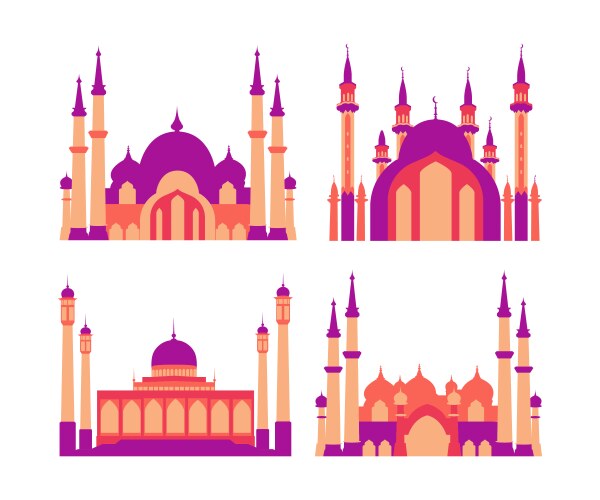 Islamic mosque Royalty Free Vector Image - VectorStock