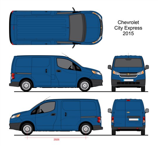Chevrolet Van Vector Images (32)