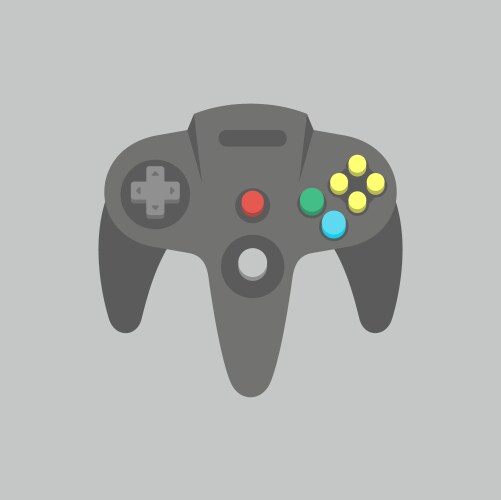 Video game joystick icon Royalty Free Vector Image