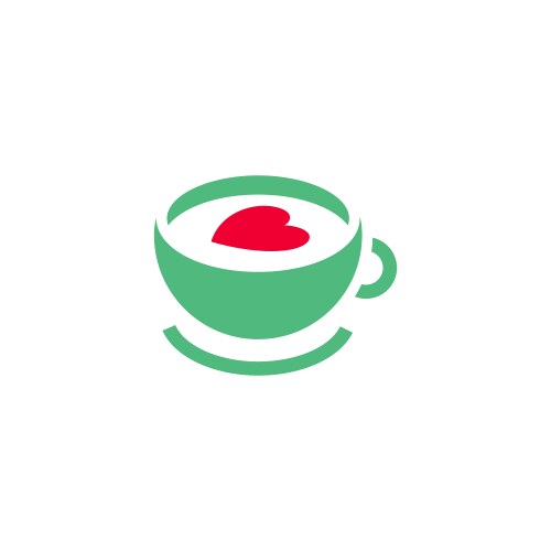 Nest coffee logo icon Royalty Free Vector Image