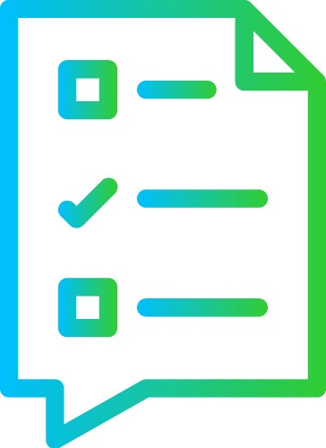 Online survey feedback form on screen icon Vector Image