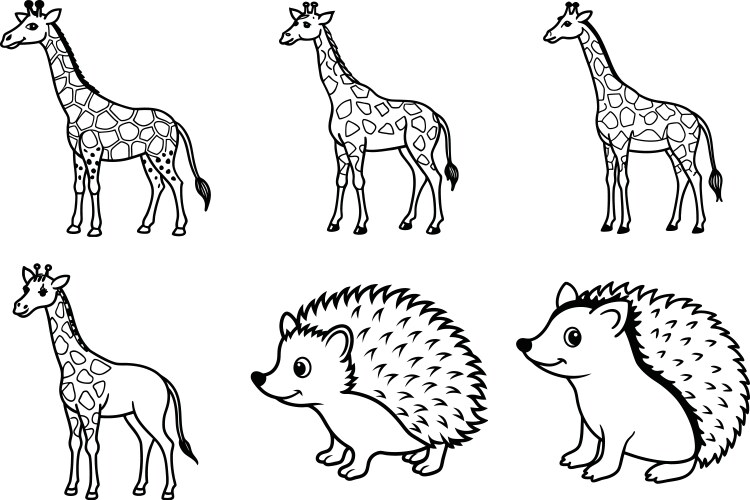 Preschool Kids Black and White Clip Art Vector Images (over 1,700)