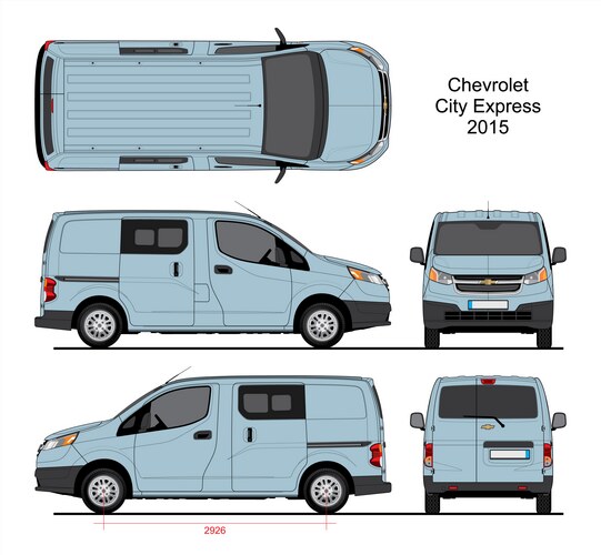 Van Blueprint Vector Images (over 690)
