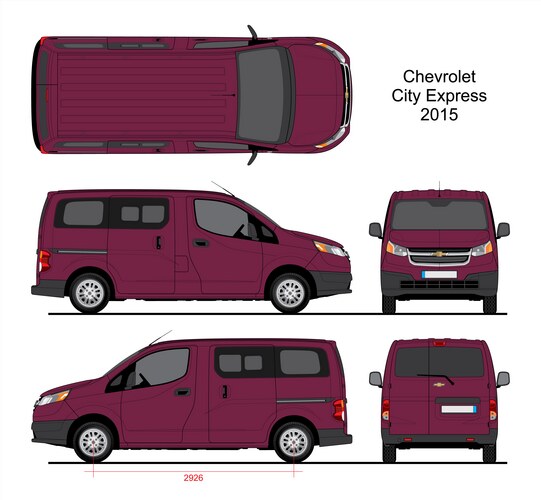 Chevrolet Van Vector Images (32)