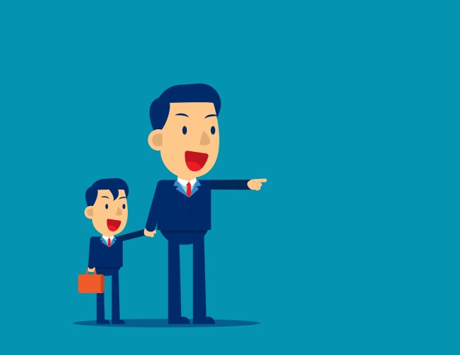 Business compass guidance direction Royalty Free Vector