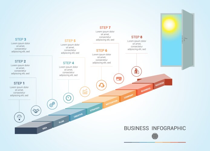 8 Positions Infographic Vector Images (97)