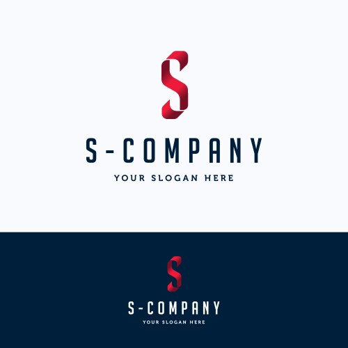 S logo and symbol element template Royalty Free Vector Image