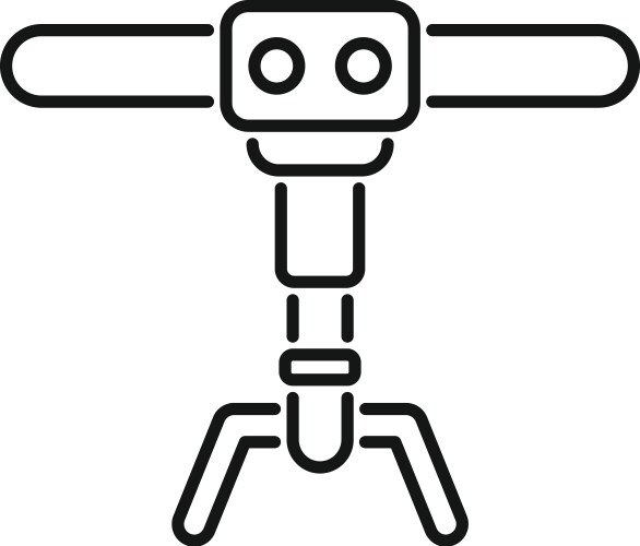 Robotic Arm Gripper Picking Up Object With Long Vector Image