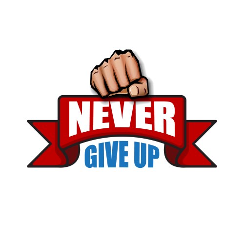 Never Give Up Symbol Vector Images (over 540)