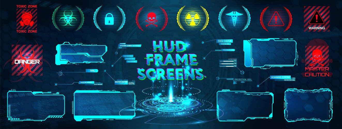 Game Hud Vector Images (over 9,900)