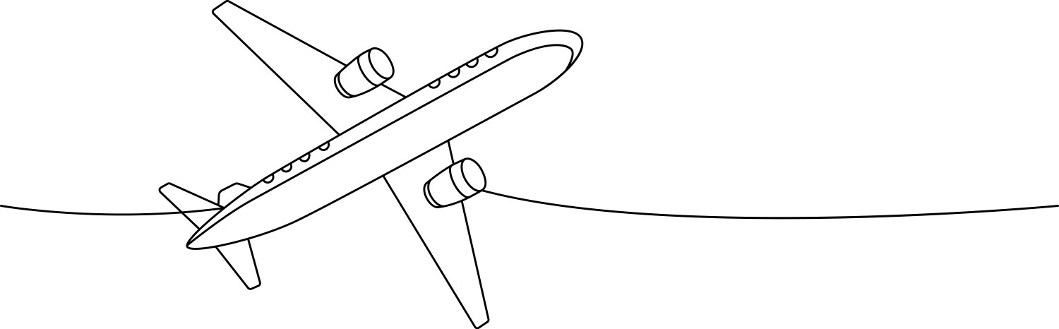 Aircraft Sketch Draw Vector Images (over 3,500)