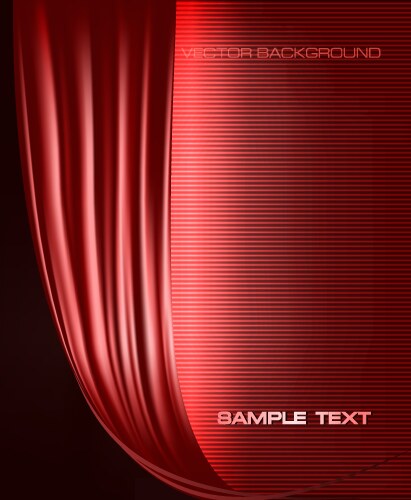 Black abstract satin curtain background Royalty Free Vector
