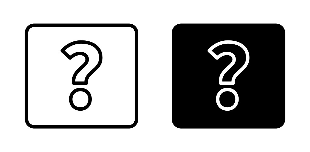 Interrogation icon Royalty Free Vector Image - VectorStock