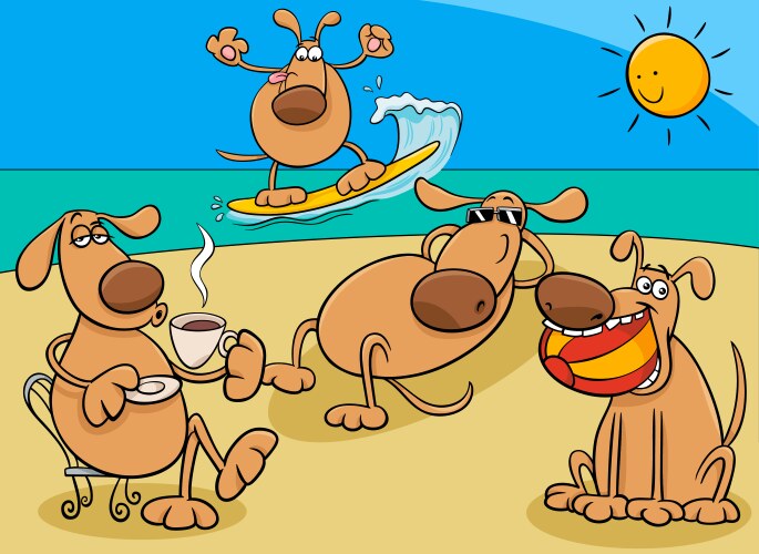 Funny sun cartoon Royalty Free Vector Image - VectorStock