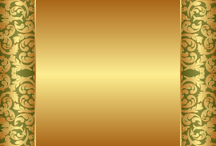 Vintage gold strip frame Royalty Free Vector Image