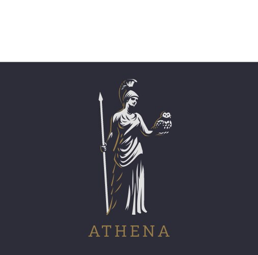Glory of athena Royalty Free Vector Image - VectorStock