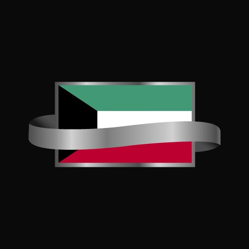 Kuwait Flag Ribbon Vector Images (over 730)